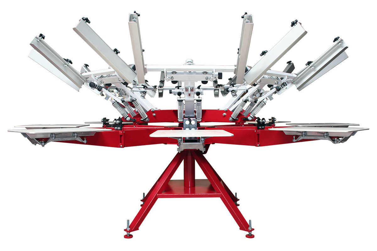 Thunder Manual Screen Printing Press Anatol Equipment Manufacturing Co 